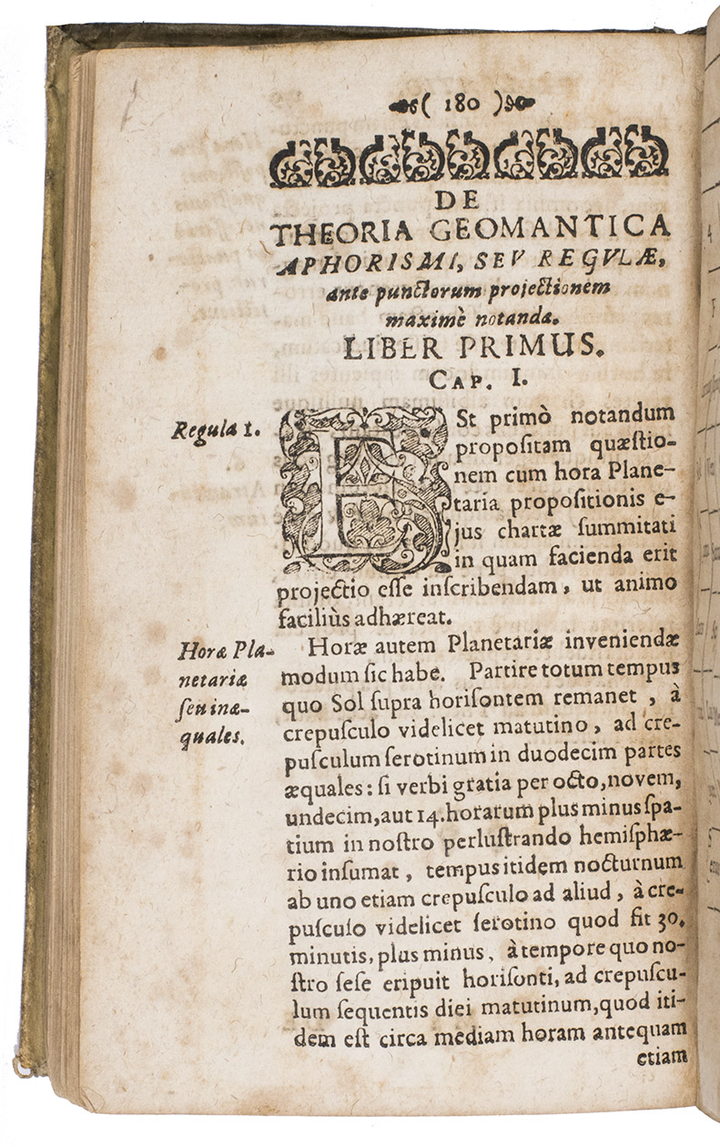 The standard handbook on geomancy, a divination system with Arabian ...