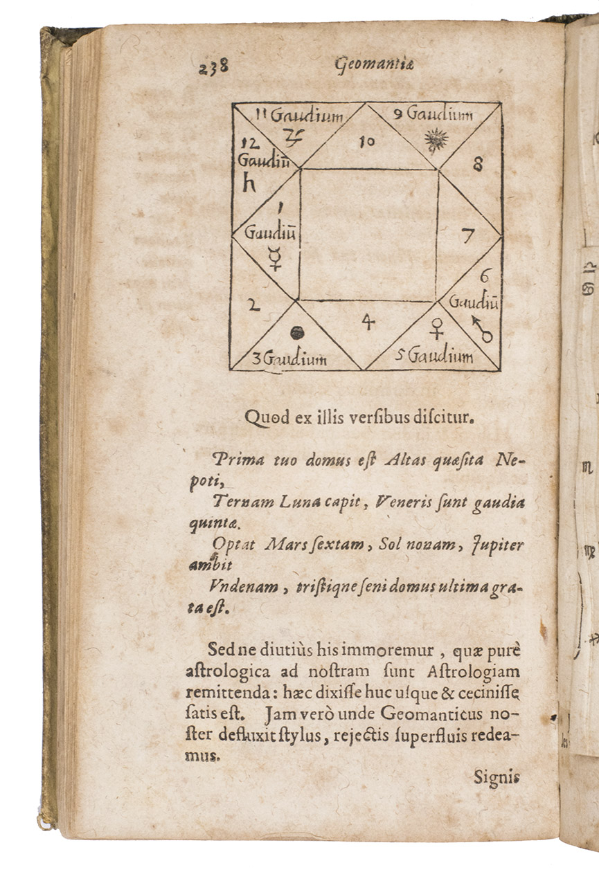 The standard handbook on geomancy, a divination system with Arabian ...